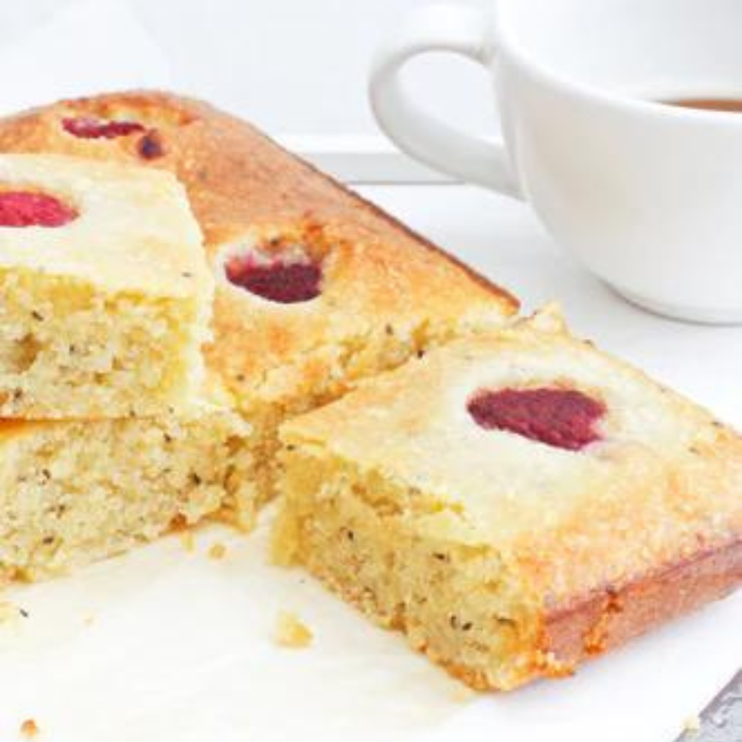 Keto Low Carb White Chocolate Blondie Recipe | Funky Fat Foods