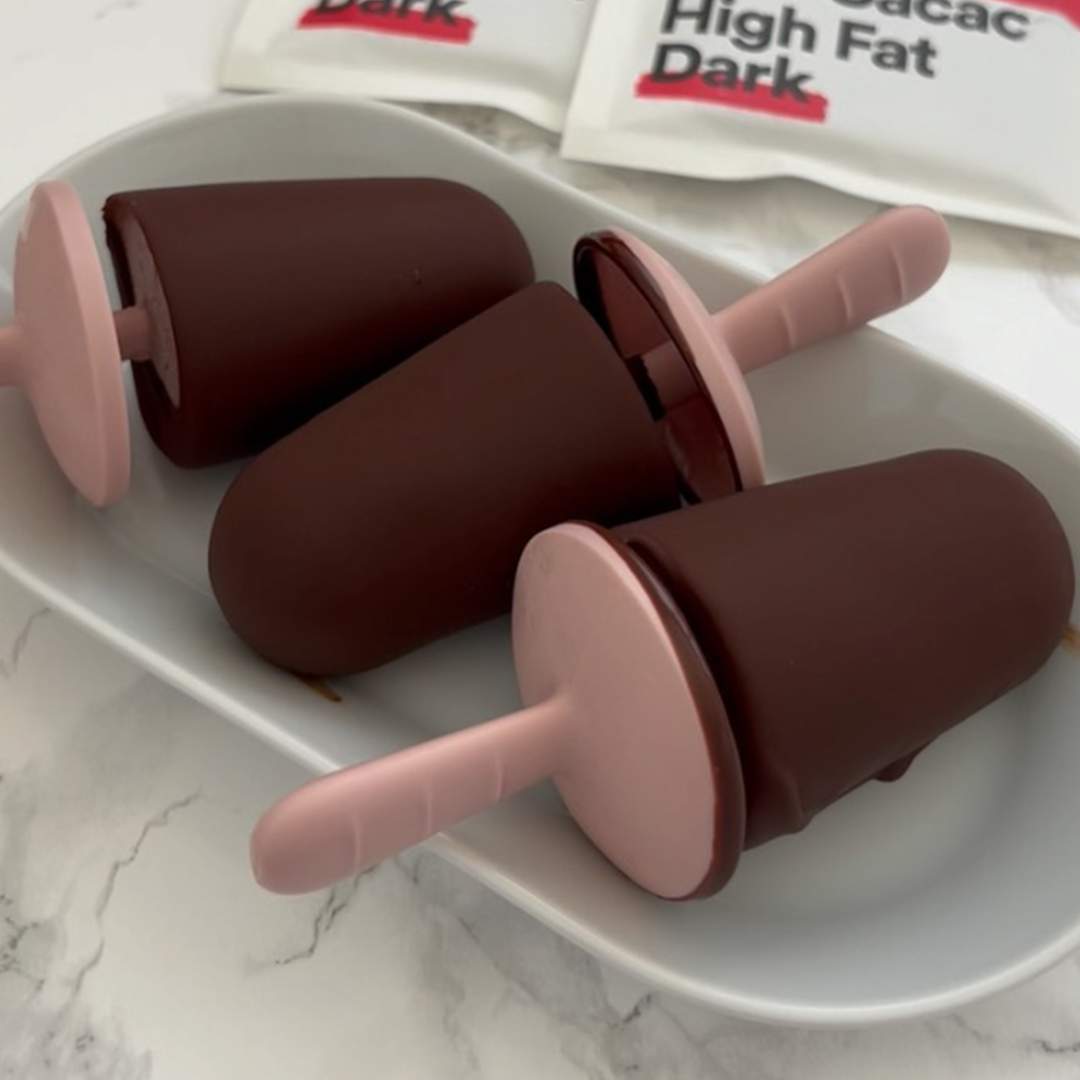 Keto Sugar free Choco popsicles | Funky Fat Foods