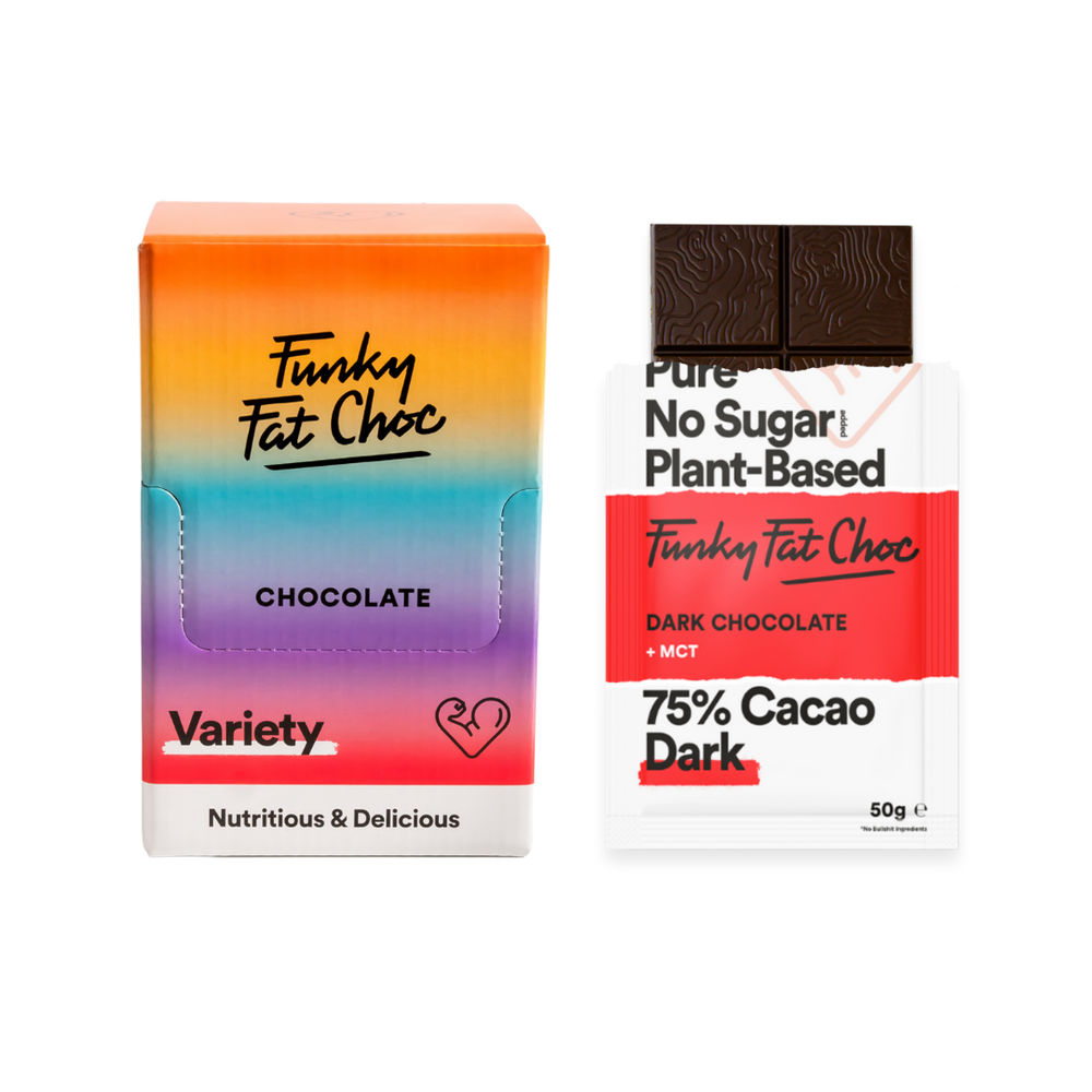 Funky Fat Foods: Vegan, Sugar-Free Chocolate Bars with MCTs